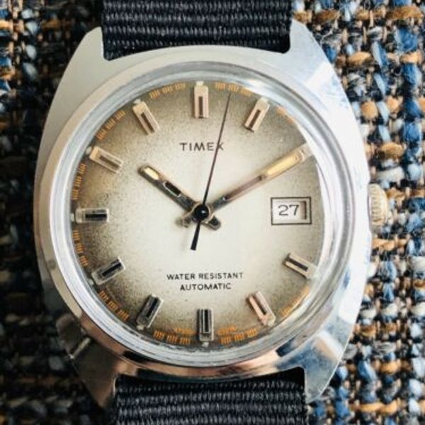 Timex 1974 Viscount Automatic Self Winding 47550 03274 Running Keeping ...