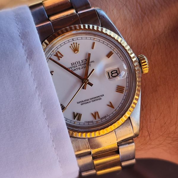 [WTS] ROLEX DATEJUST 36 GOLD AND STEEL 16013 | WatchCharts Marketplace