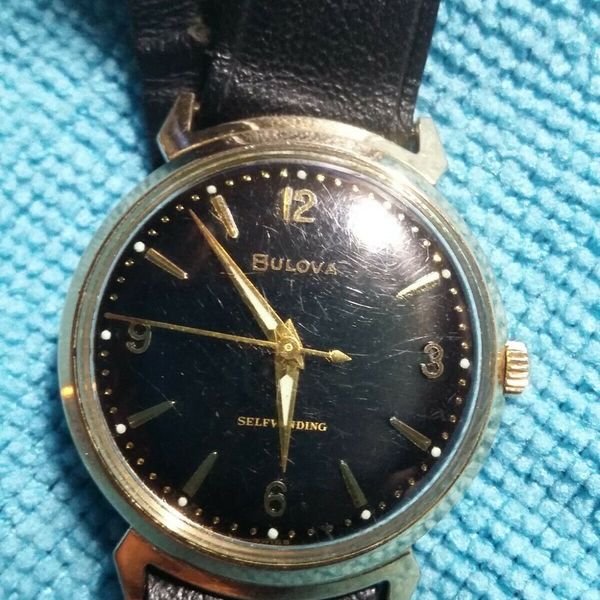 Vintage 1962 Bulova Self-Winding Mens Watch "Jet Clipper" 10K RGP ...
