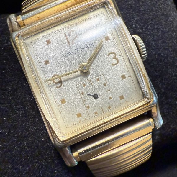 Vintage Waltham Tank Watch Gold-Filled Manual Wind 21 Jewels Cal. 870 ...