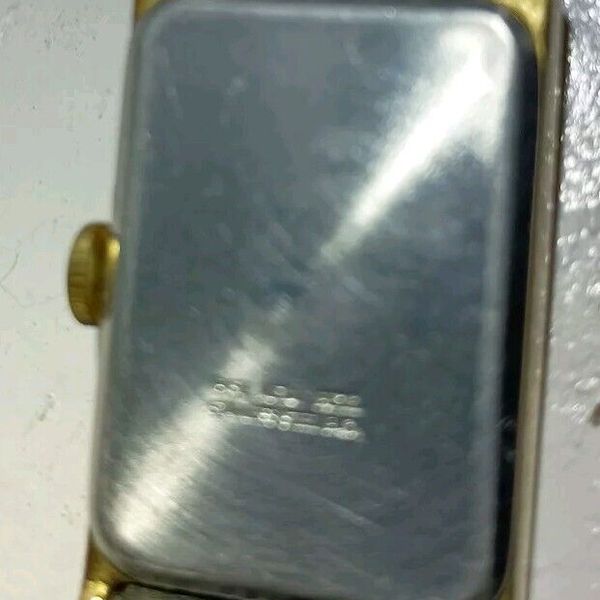 Vintage Gold Tank Rectangular Timex Womenâ s Watch (Dead Battery ...