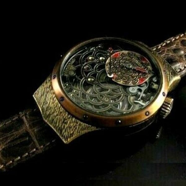 Vintage Men's Wristwatch Skeleton Regulateur Mens Wrist Watches Omega ...