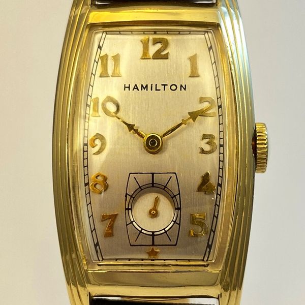SERVICED 1942 WW2 Vintage HAMILTON LINWOOD Watch Gents or Ladies 83 ...