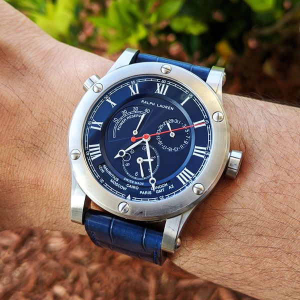 [WTS] RALPH LAUREN WORLD TIME (JLC MOVEMENT) | WatchCharts Marketplace