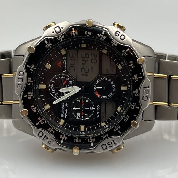 Citizen C300 Navihawk Promaster Chronograph Quartz Wristwatch Vintage ...