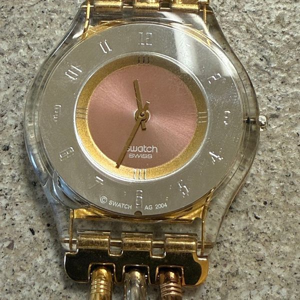 Swatch Skin SFK240B Tri-Gold Small Band. CLEAN | WatchCharts Marketplace