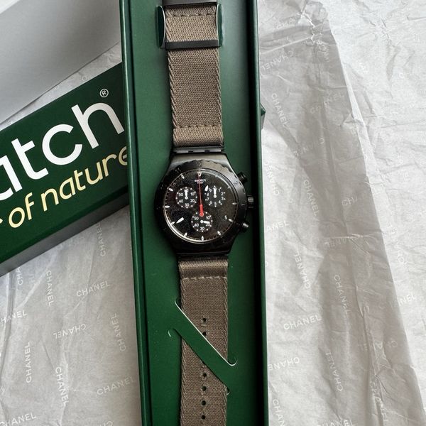 Swatch Irony Chronograph â Power of Nature â By the Bonfireâ YVB416 â ...