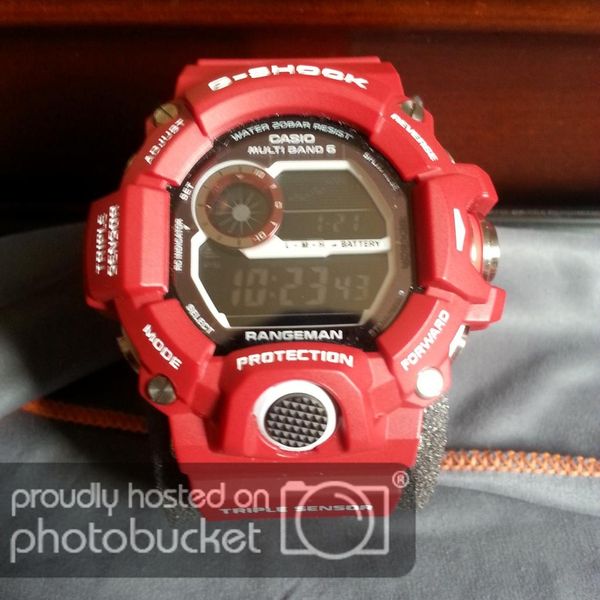 FS: G Shock Rangeman GW9400RD-4 Men in Rescue (Men in Rescue Red ...