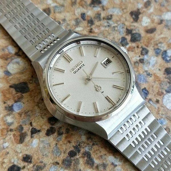 Vintage Seiko Quartz JDM 0842 8001 October 1975 Textured Dial ...