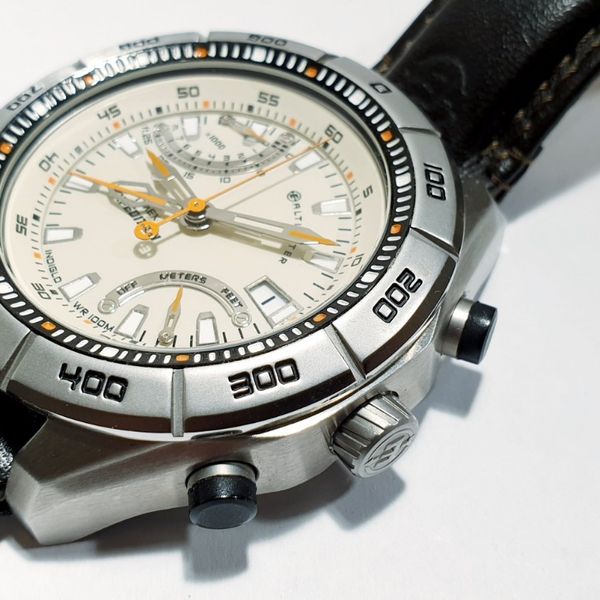 Timex E-Altimeter Expedition 50 mm Mint Condition Stainless Steel RRP â ...