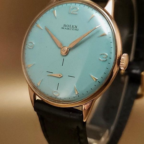 VINTAGE & FINE ROLEX MARCONI MANUAL HAND WINDING 1950's WRISTWATCH ...