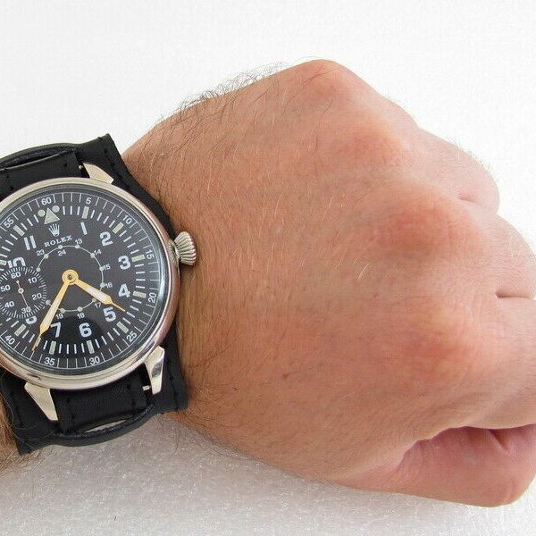 Rolex Laco Aviator Luftwaffe Pilots WWII Vintage Swiss Cal.532 Watch ...