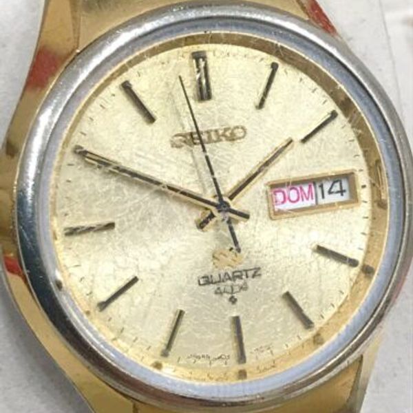Vintage Seiko SQ Quartz 4004 Watch 0903-7019 Joblot House Clearance ...