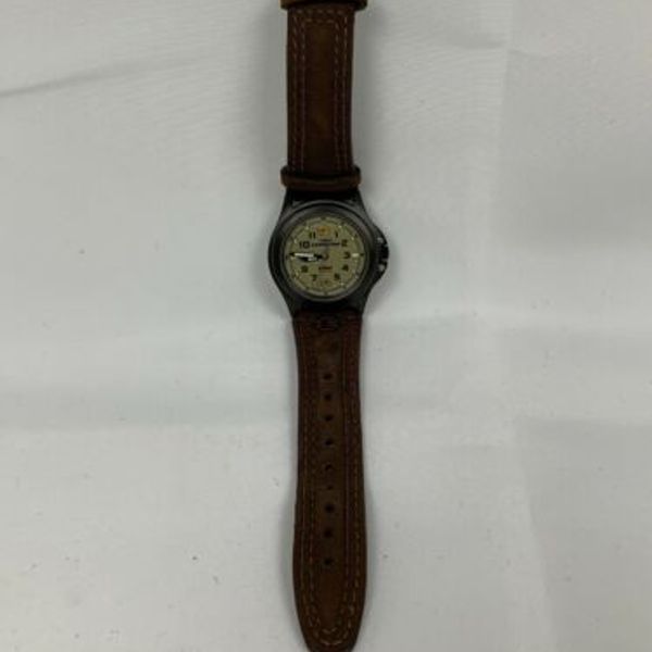 Men's Timex Expedition Indiglo Water Resistant 50M CR 1216 Cell Watch ...