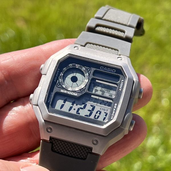 *REDUCED* SKXMOD Casio AE1200 - Steel case - upgraded strap - original ...