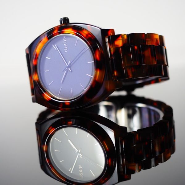 Nixon Time Teller Acetate Watch Tortoise A327-646 | WatchCharts Marketplace
