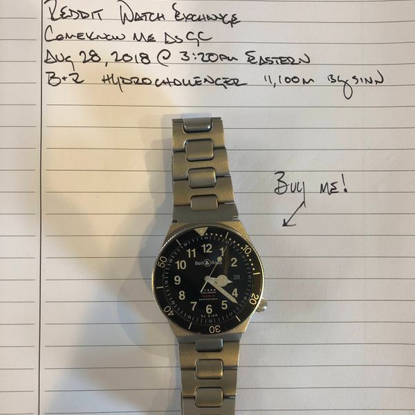 [WTS] Bell & Ross by Sinn Hydro Challenger Professional 11,100M depth ...