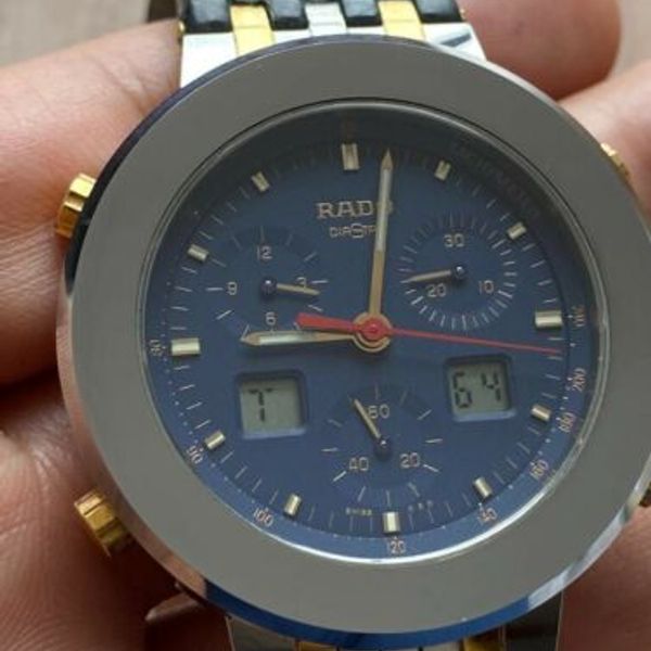 RADO DIASTAR CHRONOGRAPH STAINLESS STEEL | WatchCharts Marketplace
