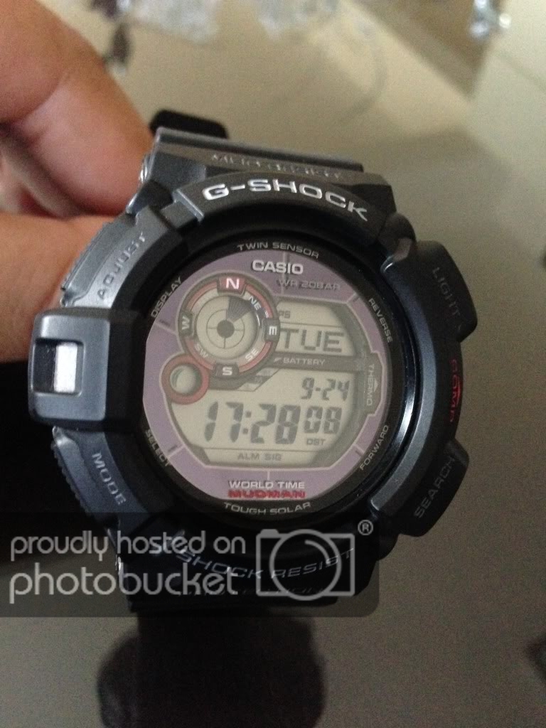 SOLD- FS Casio Gshock Mudman G9300-1 masters of G series | WatchCharts