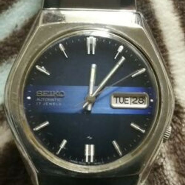 Vintage Seiko Automatic 17 Jewels Day Date Men's Wrist Watch Working | WatchCharts
