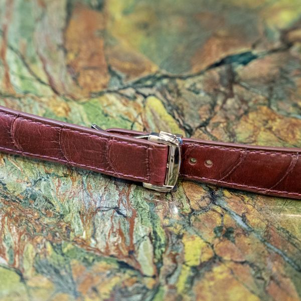 [WTS] Aaron Bespoke Custom Ostrich Leg Strap w/ Deployant | WatchCharts