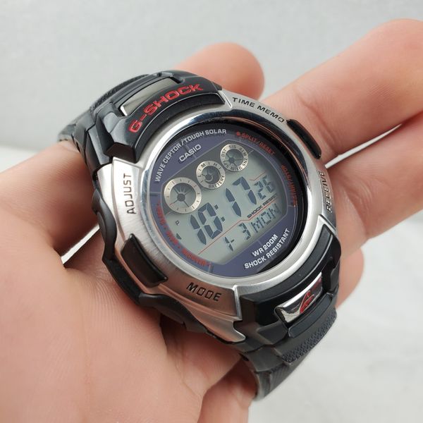 CASIO G-SHOCK GW-500A WAVE CEPTOR TOUGH SOLAR ALARM DIGITAL TIME MEMO ...