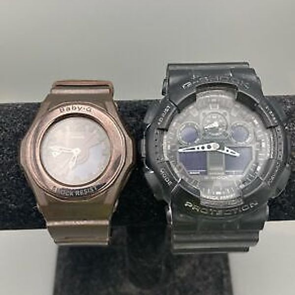 His and Hers Casio G-Shock 5081 & Baby-G 5216 Analog & Digital ...