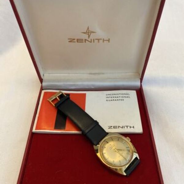 Vintage 1970’s Zenith AutoSport Automatic Mens Watch - Pristine ...