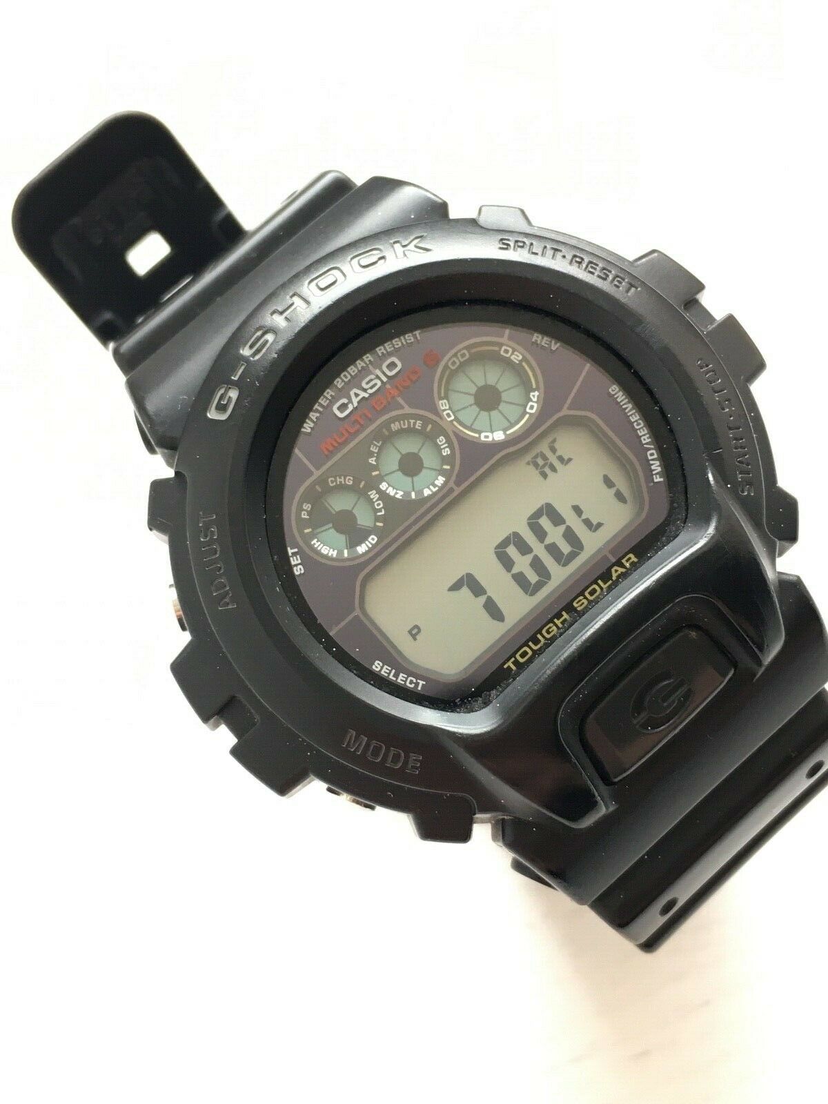 Casio G-Shock Tough Solar Men's Watch GW 6900 3179 Multi Band 6 ...