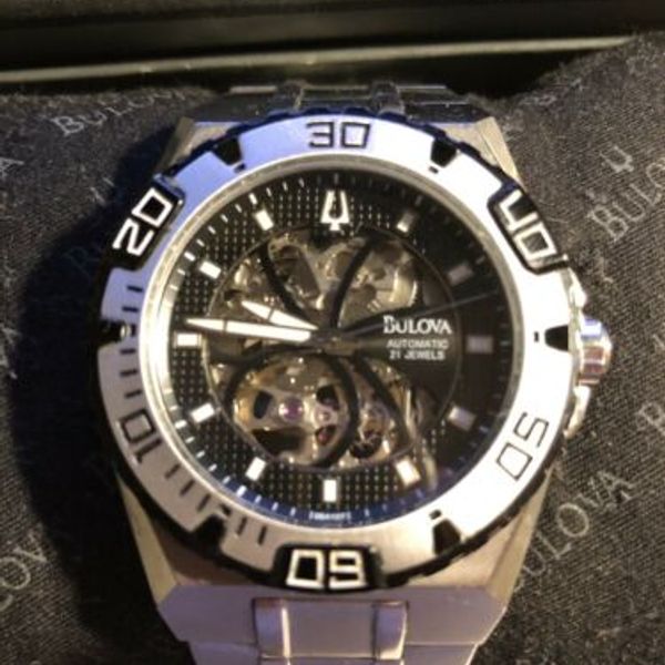 Bulova Presicionist 21 Jewels - Automatic - Stainless Steel C977613 ...