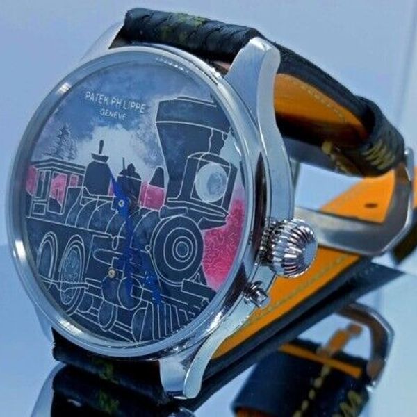 Vintage Patek Philippe TRAIN Geneve Antique Rare Swiss Pre 1920's Men's ...