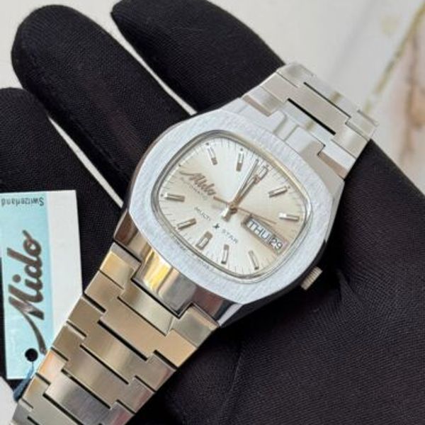 MIDO MULTISTAR AUTOMATIC N.O.S DAY/DATE VINTAGE MENâ S WRISTWATCH SWISS ...