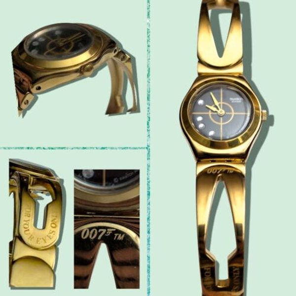 Rare 2002 For your Eyes Only James Bond 007 40th Anniversary Swatch ...