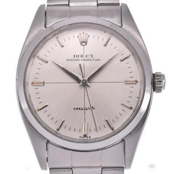 ROLEX Oyster perpetual date 6558 Cal.1030 SS Automatic Men's Watch K ...