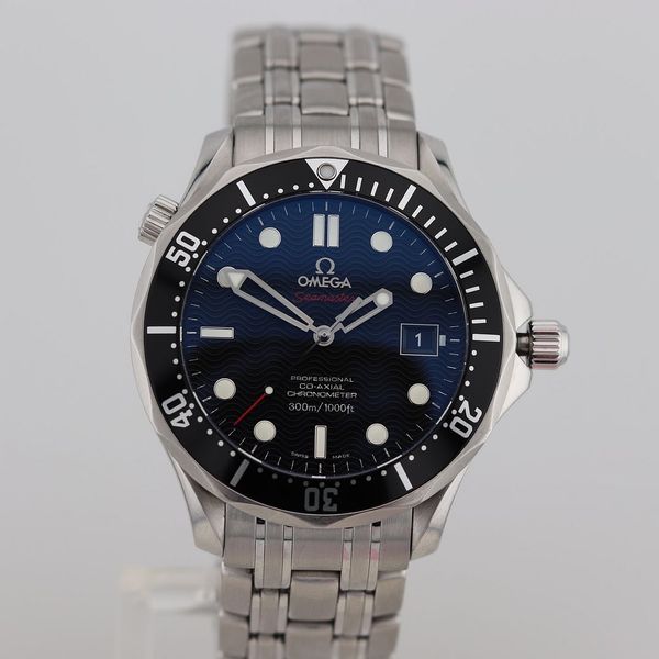SOLD Omega Seamaster Pro SMP 212.30.41.20.01.002 Black Wave Bond 2500 ...