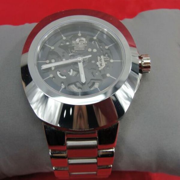 RADO TOURBILLON SKELETON AUTOMATIC WATCH DIASTAR STAINLESS TITANIUM ...