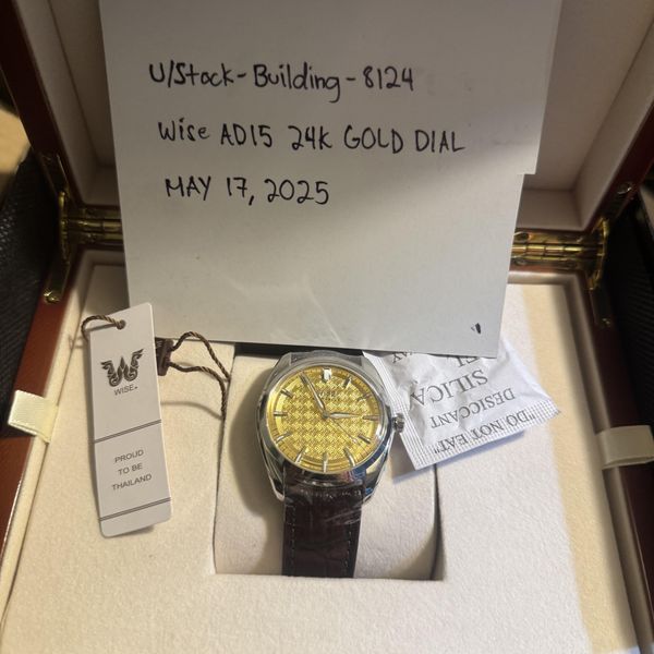 [WTS] Brandnew/Unworn Wise AD15 24Karat Gold Filled Dial Full Kit ...