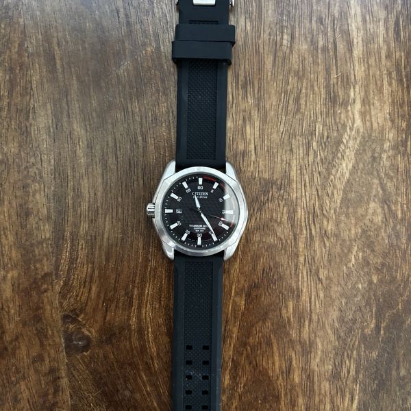 Citizen Eco-drive Titanium Golf Watch New band | WatchCharts Marketplace