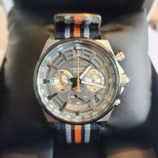 Seiko Gray Men's Watch - SSB403 | WatchCharts Marketplace