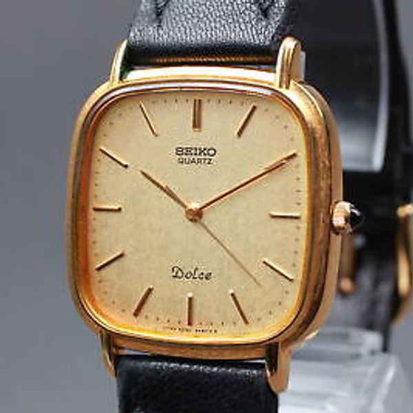 [Near MINT] Vintage Seiko Dolce 6030-5420 Quartz Men's Gold Watch From JAPAN | WatchCharts ...