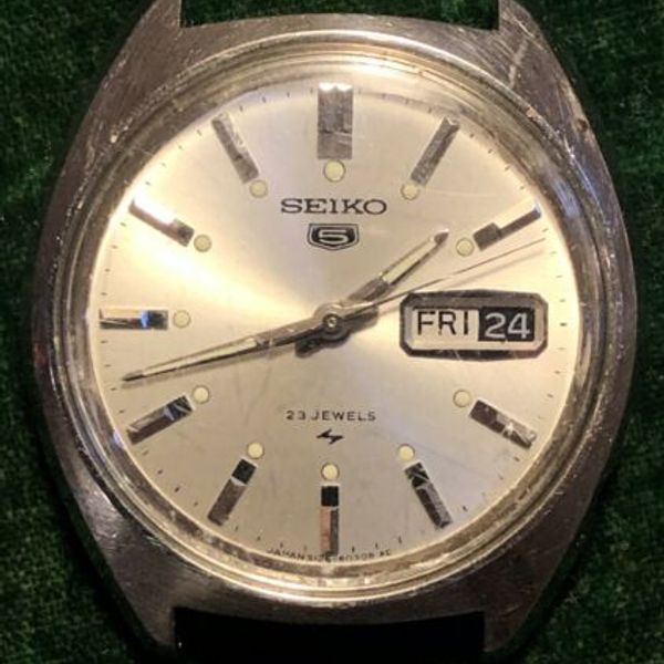 SEIKO 5 5126-8010 Automatic 23 Jewel Stainless Case 18mm Lugs Keeping ...