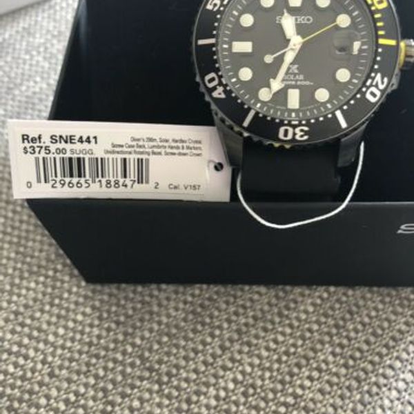 SEIKO PROSPEX SNE441 SOLAR WATCH RARE | WatchCharts Marketplace