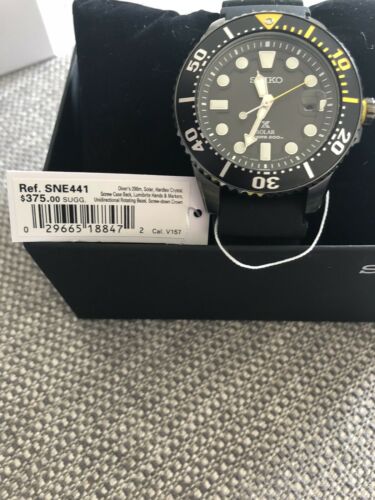 SEIKO PROSPEX SNE441 SOLAR WATCH RARE | WatchCharts Marketplace