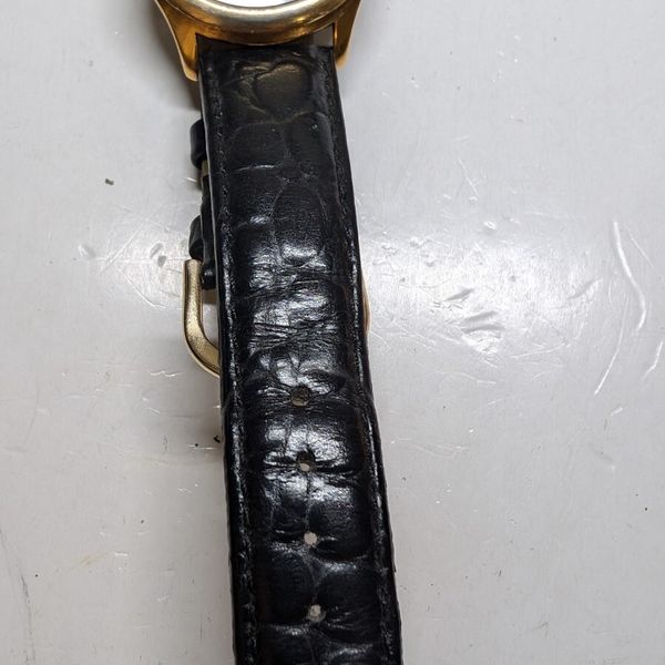 Fossil Moon Phase Watch Rose Gold Face & Case Leather Band New Battery ...