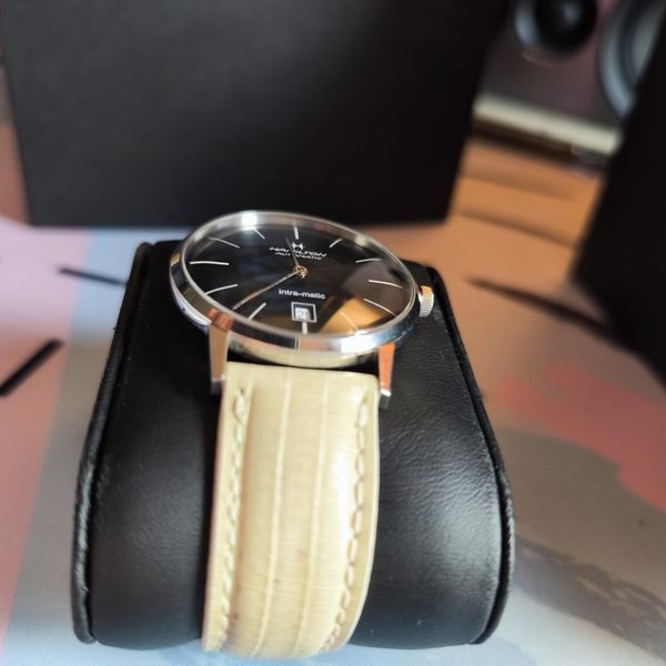 [WTS] Hamilton Intra-Matic Auto sunburst dial /w band & 2 leather ...