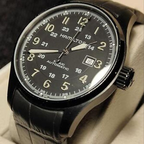 Hamilton Khaki Field Automatic 40mm Military Watch New HK1026 ...