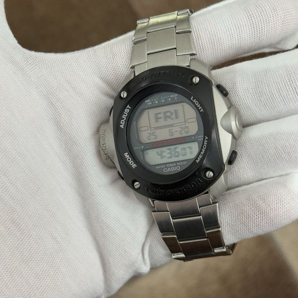 Rare Vintage Casio Pro Trek DPX-400 Twin Sensor Menâ s Digital Watch ...