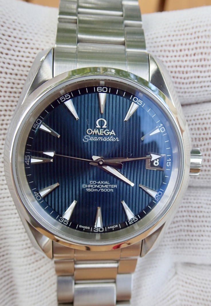 FS: Omega Aqua Terra Skyfall Blue 38.5mm 231.10.39.21.03.001 Exc Cond w ...