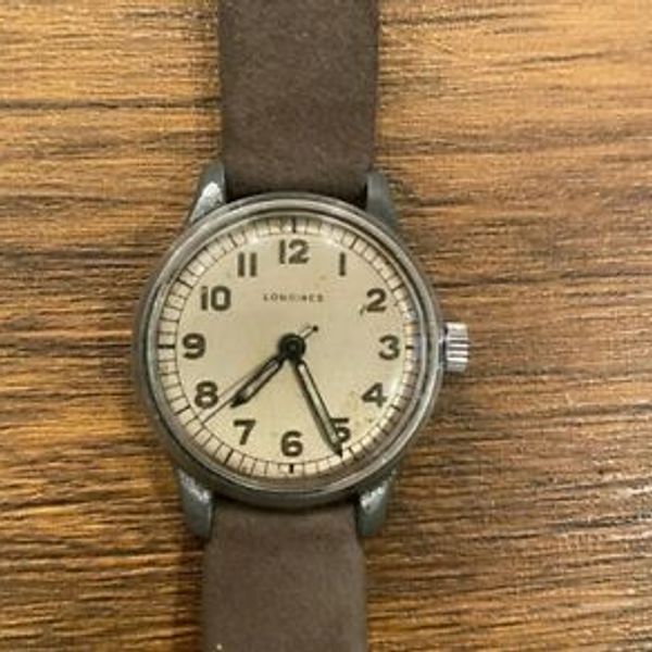 【Free Shipping】 Watch Vintage Longines military watch America vintage ...