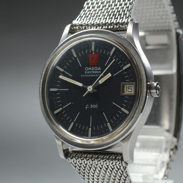 New Battery Omega f300 Electronic Chronometer Ref 198.003 Men's Quartz ...